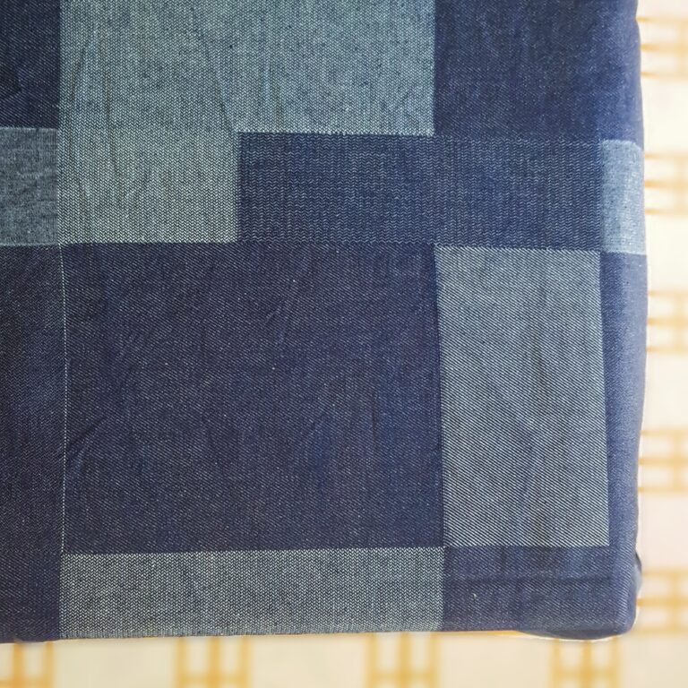 Denim Squares IV - Gulelala by Hera